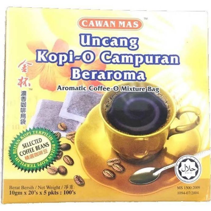 [Ready stock!!] Cawan Mas Muar Uncang Kopi-O Campuran Beraroma 100 ...