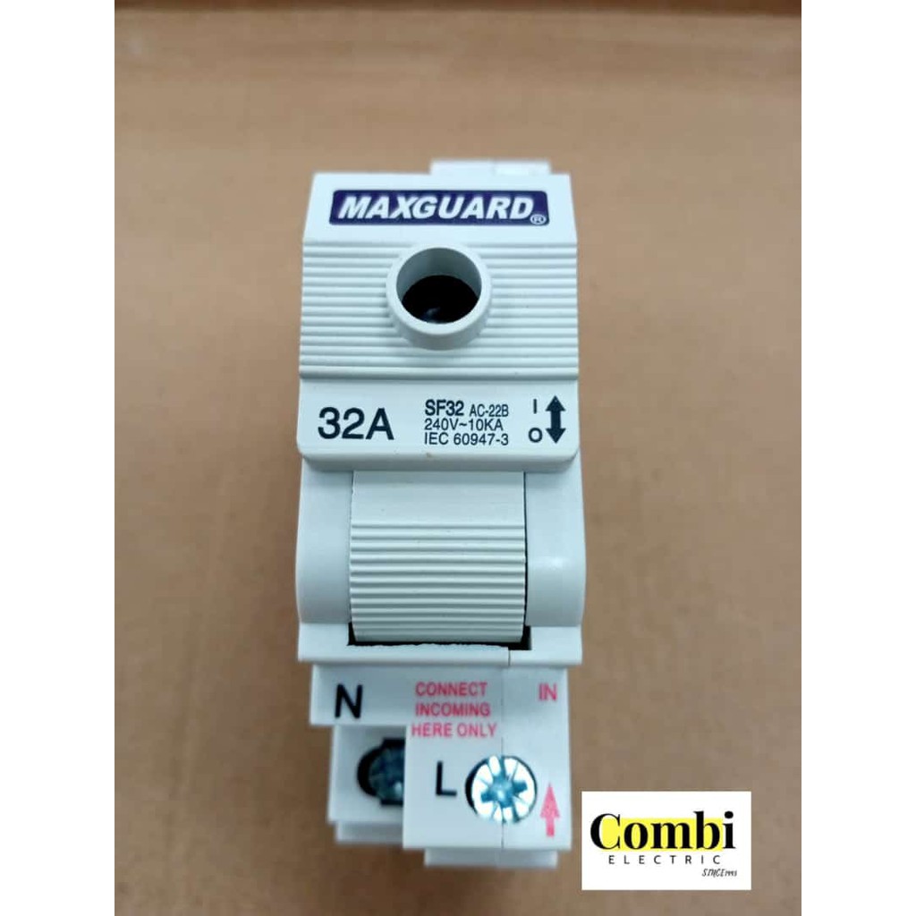 MAXGUARD 32A 1P+N SWITCH FUSE | Shopee Malaysia
