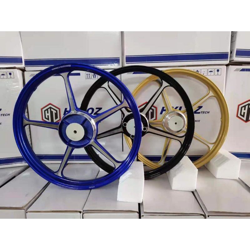 SPORT RIM FG505 FG 505 HYLOZ TECH 505 UNTUK HONDA WAVE110 WAVE125 WAVE100 & EX5 HIGH POWER READY ...