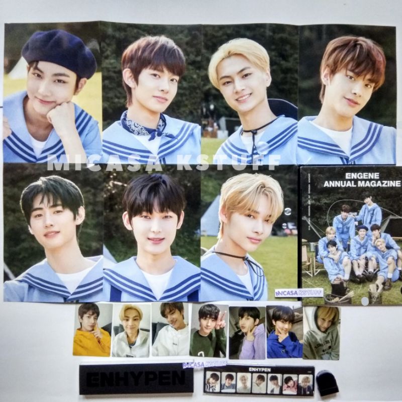(READY) Official NOTEBOOK 1st ENHYPEN ENGENE MEMBERSHIP KIT | Shopee ...