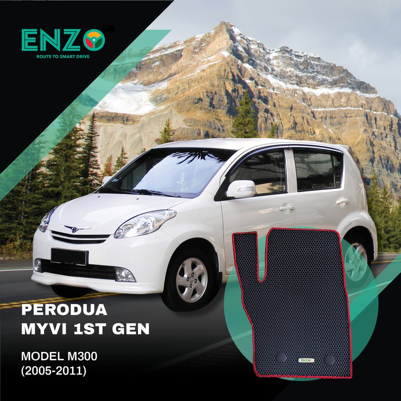 Perodua Myvi 1st Gen Model M300 - Enzo Customised Car Mat | Shopee Malaysia