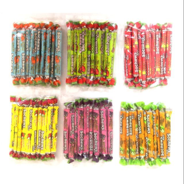 Bar Candy Sochews Bars Chewy Candy Sweet Birthday Party Bag Presents ...