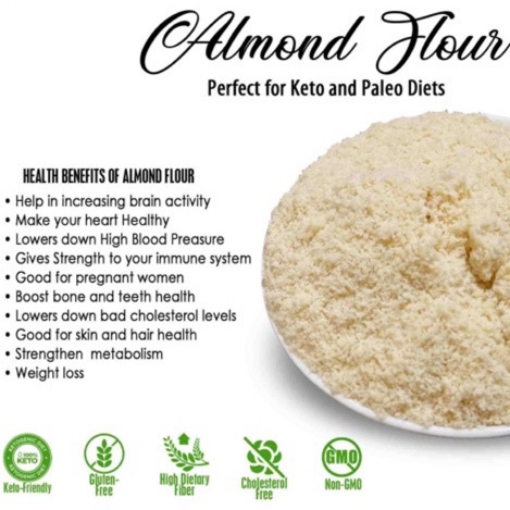 1KG GROUND ALMOND | ALMOND POWDER | SERBUK BADAM | 杏仁粉 | GROUND ALMOND ...