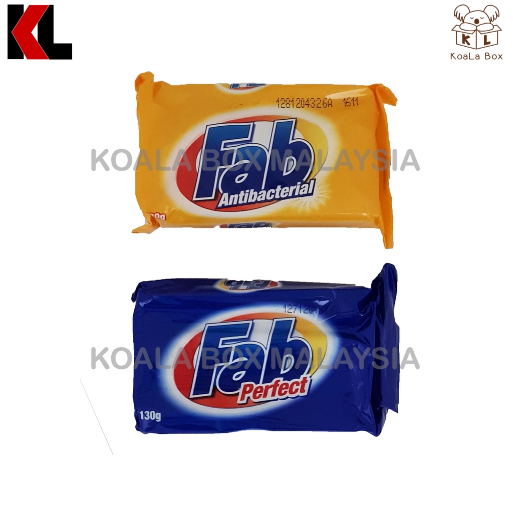 Fab Detergent Bar / Fab Sabun Buku 130G - 3 Pcs (2 Flavours) | Shopee ...