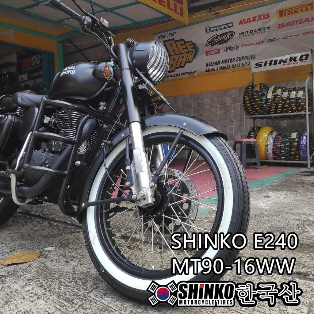 Shinko Tyres Tayar E240 Zig Zag Choppee Harley Davidson (MT90-16WW) | Shopee Malaysia