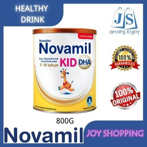 NOVAMIL DHA 1- 10 YEARS GROWING-UP KID MILK 800G (EXP: 06/2024 ...