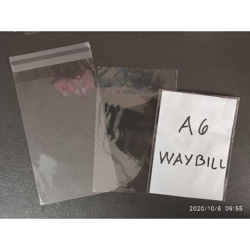 OPP A6 size (4.5x7in) Clear Plastic Packaging Pouch with Self-Adhesive Non-Adhesive Document ...