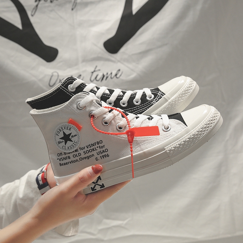 Original high top Canvas School Shoes lady sport sneakers men women ...