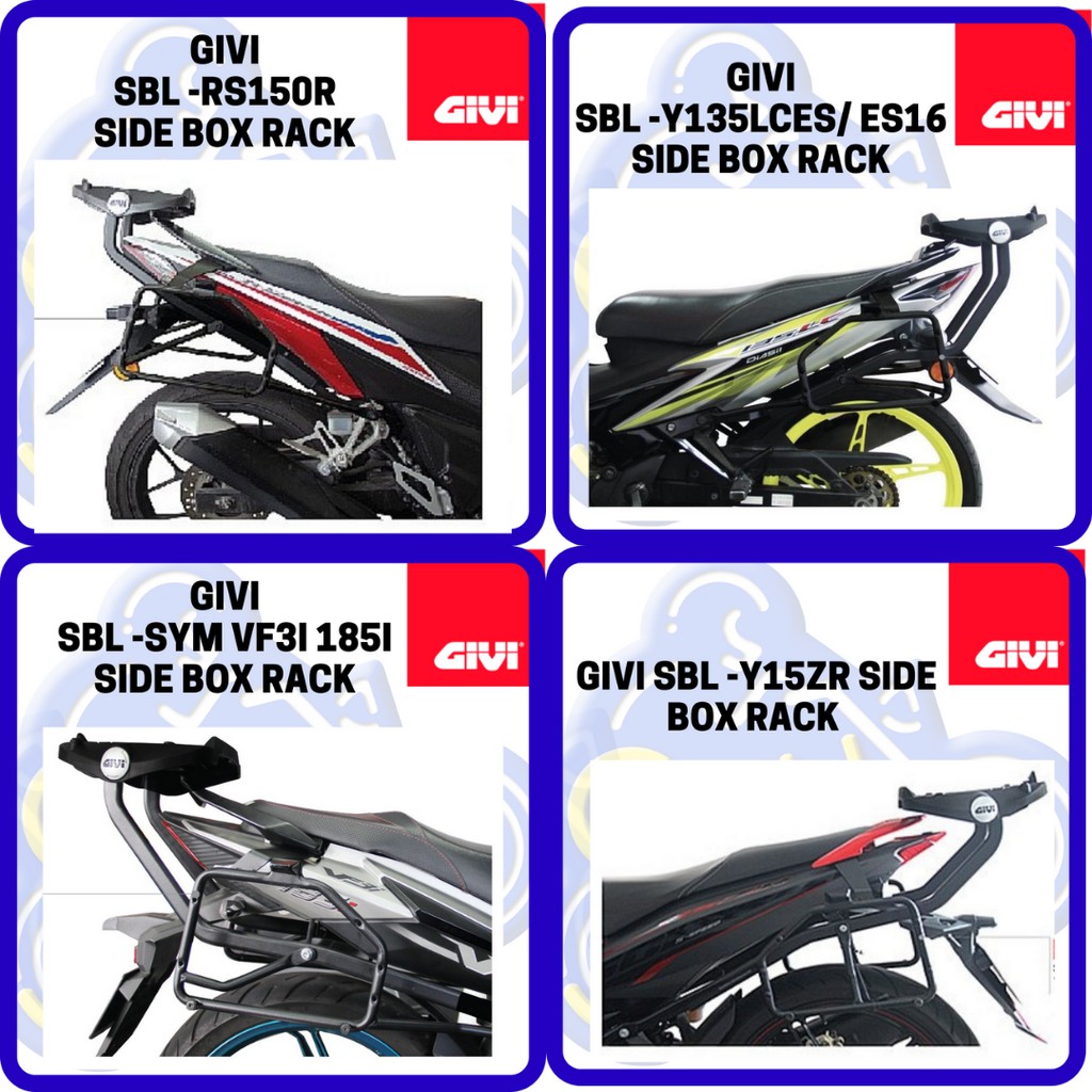 GIVI SIDE BOX RACKING YAMAHA HONDA SYM SBL SIDE CASES BRAKCET SPECIAL ...