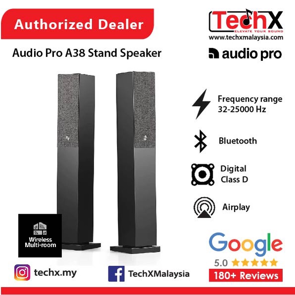 Audio Pro A38 floor standing speaker | Shopee Malaysia