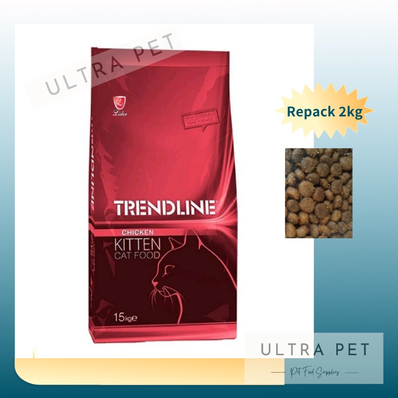 Trendline Kitten Cat Food Chicken repack 2kg | Shopee Malaysia