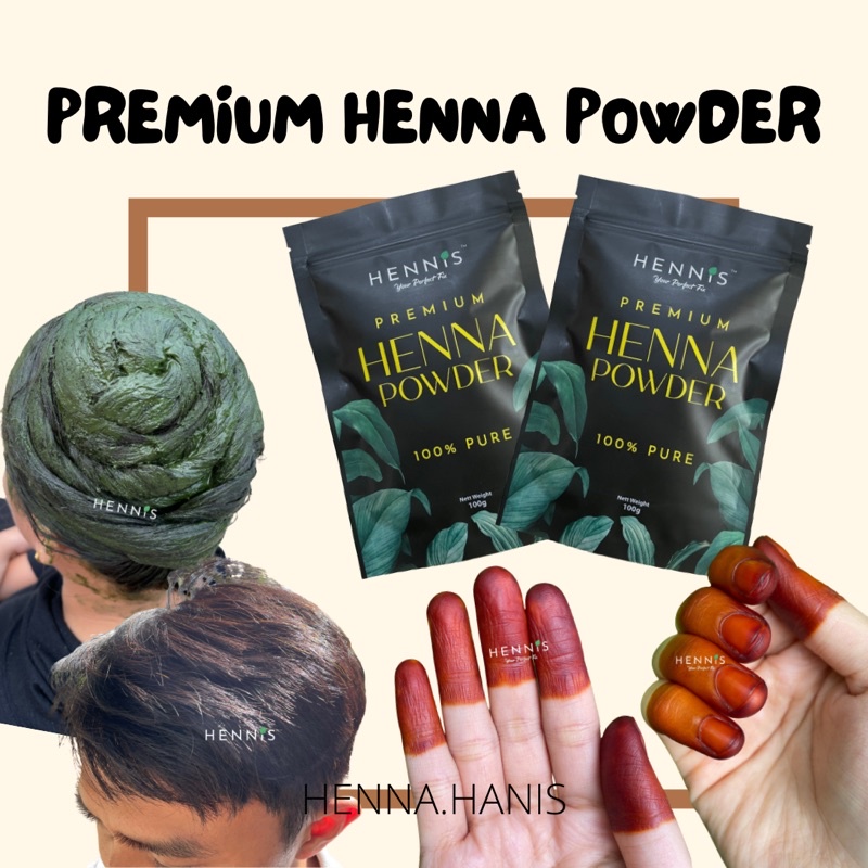 HENNIS HAIR HENNA POWDER (FRESHLY MADE EVERYDAY) Sah solat |Henna Hair ...