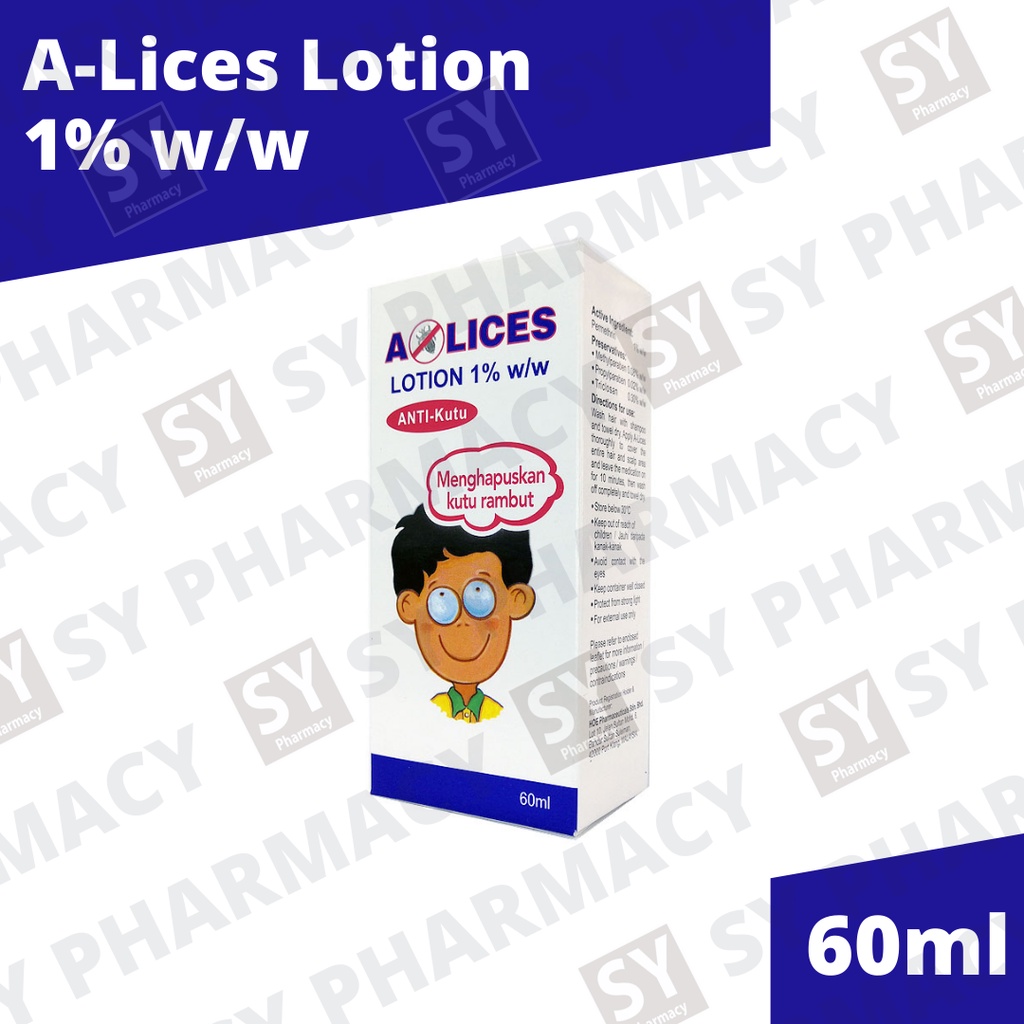 Hoe A-LICES Lotion 1% W/W Anti-Lice 60ml (Exp: 10/2027) | Shopee Malaysia