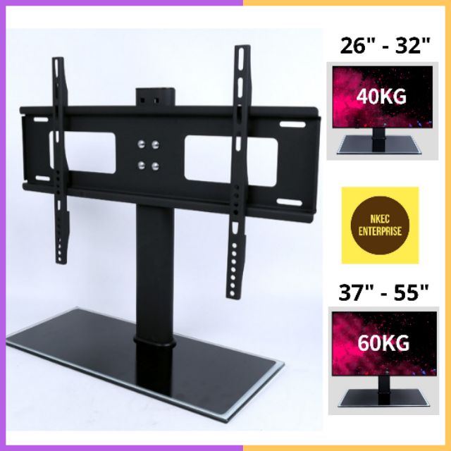 UNIVERSAL LCD LED PLASMA TV BRACKET WITH STAND 26"-32" 37"- 55 ...