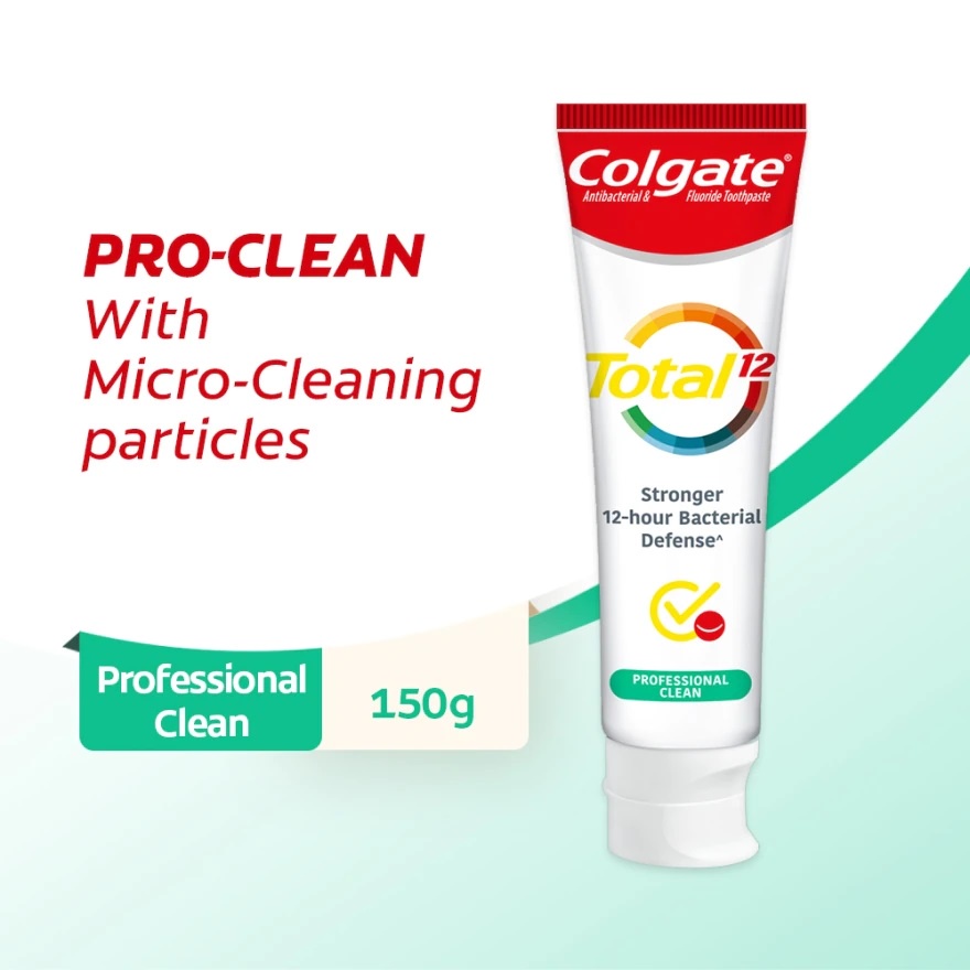 COLGATE Total Professional Clean Gel Toothpaste 150g(W) | Shopee Malaysia