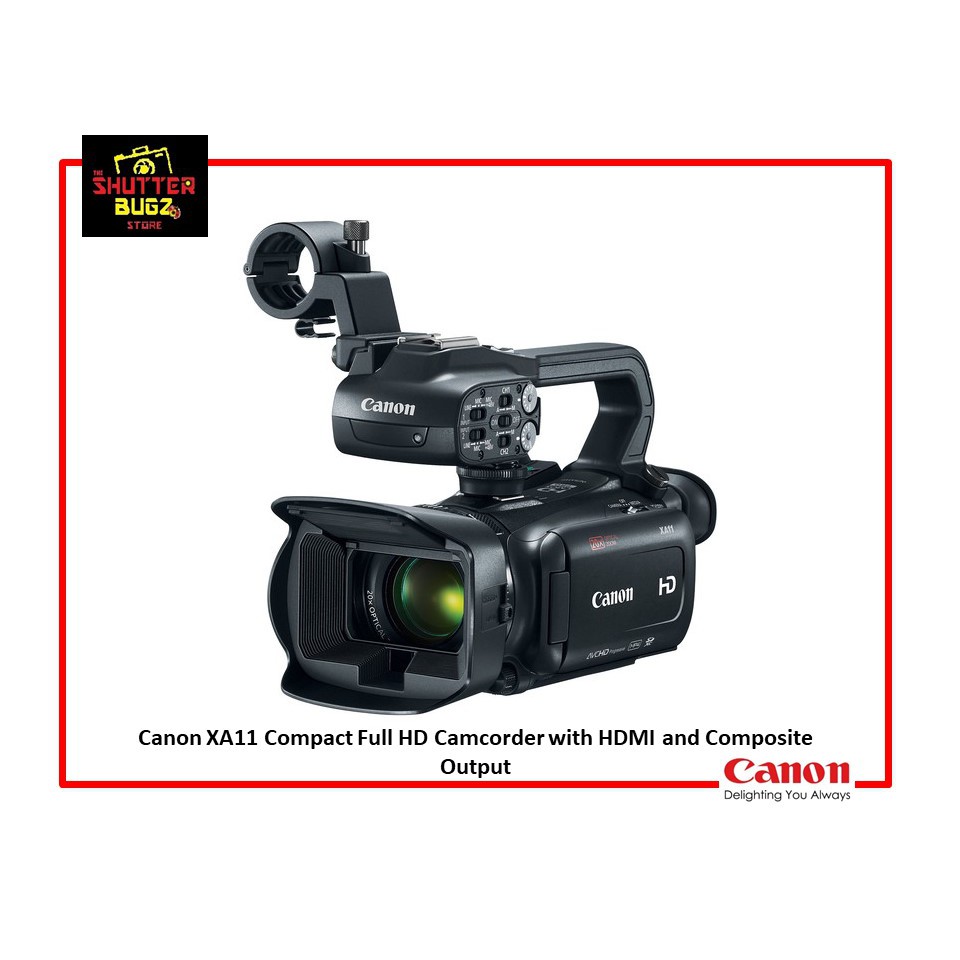 Canon XA11 Compact Full HD Camcorder with HDMI and Composite Output ...