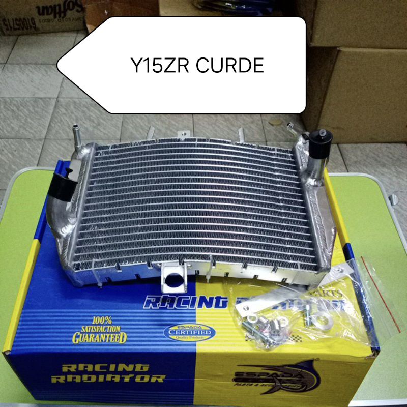 Espada racing stainless steel radiator Titanium Rainbow (FLAT & CURDE ...