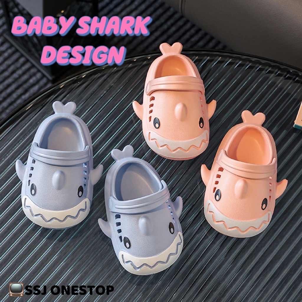 EVA Children Summer Sandals Children Cute Baby Shark Colorful Kid Boy ...