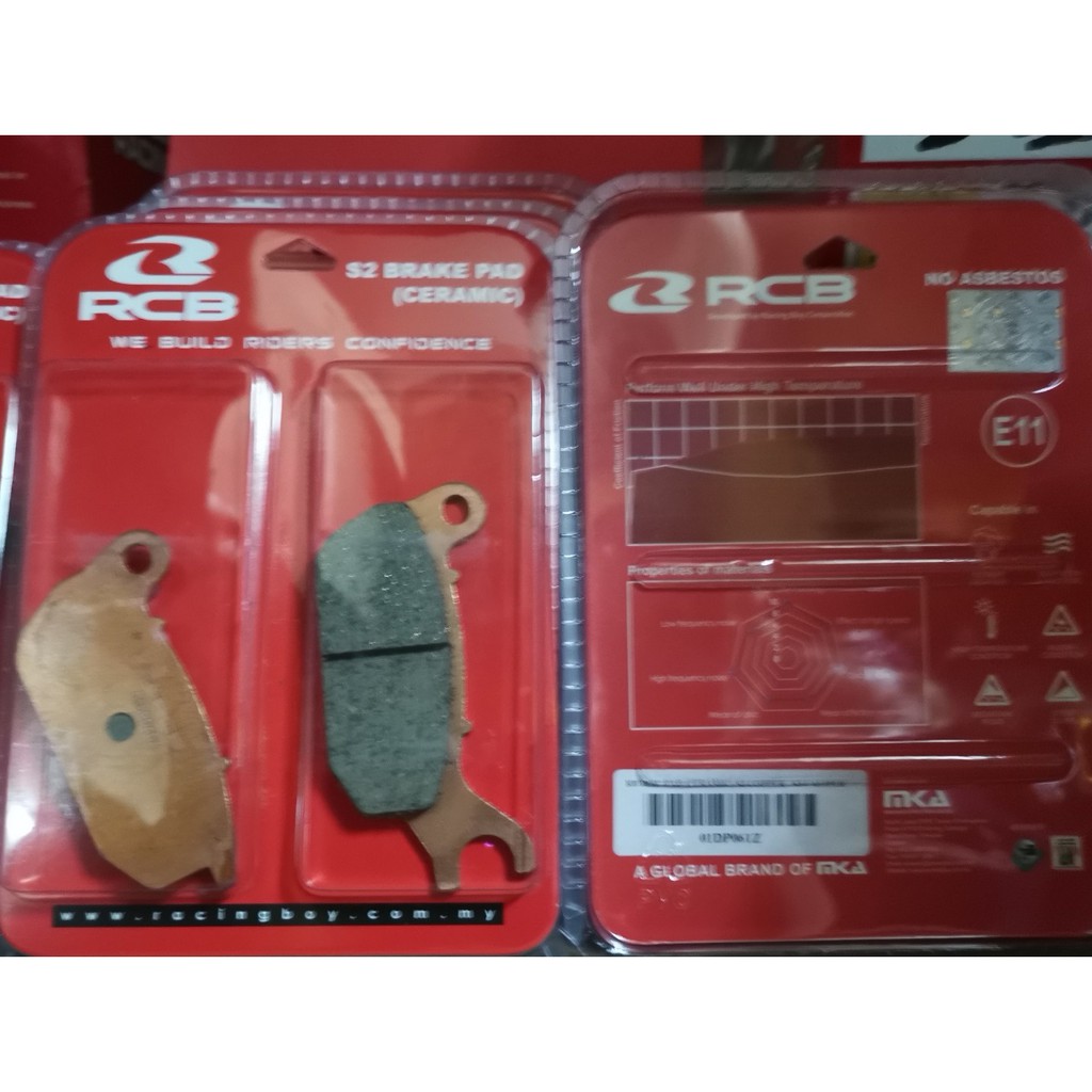 RCB Racing Boy Disc Brake Pad S2 /S3 Caliper Ceramic brake pad | Shopee ...