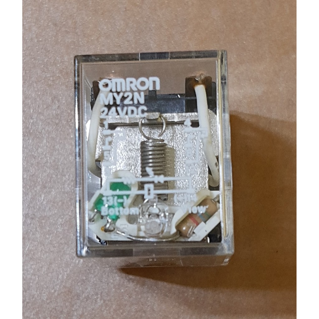 OMRON RELAY MY2N DC24V 5A, Output 2PDT, Operating Indicating LED ...