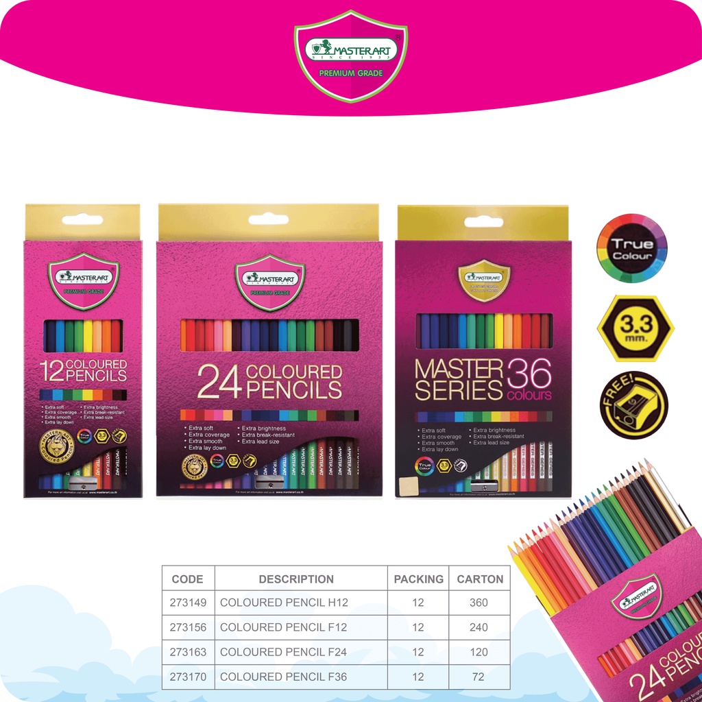Master Art Coloured Pencils | Shopee Malaysia