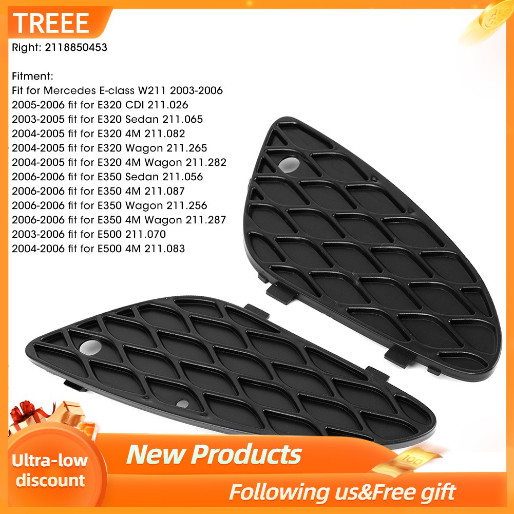 [Seller Recommend]Pair of Front Bumper Grill Cover Mesh Grille ...