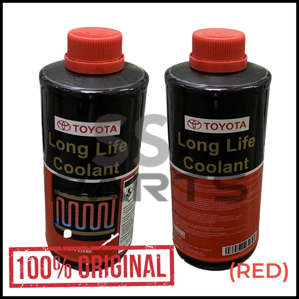 ssp. TOYOTA Long Life Coolant 1L (Red colour coolant) | Shopee Malaysia