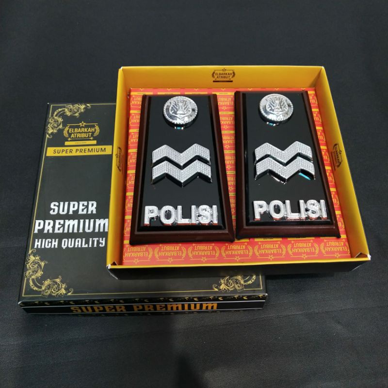 Rank Of A FULL Acrylic LIS Brown Police Rank Police Rank | Shopee Malaysia