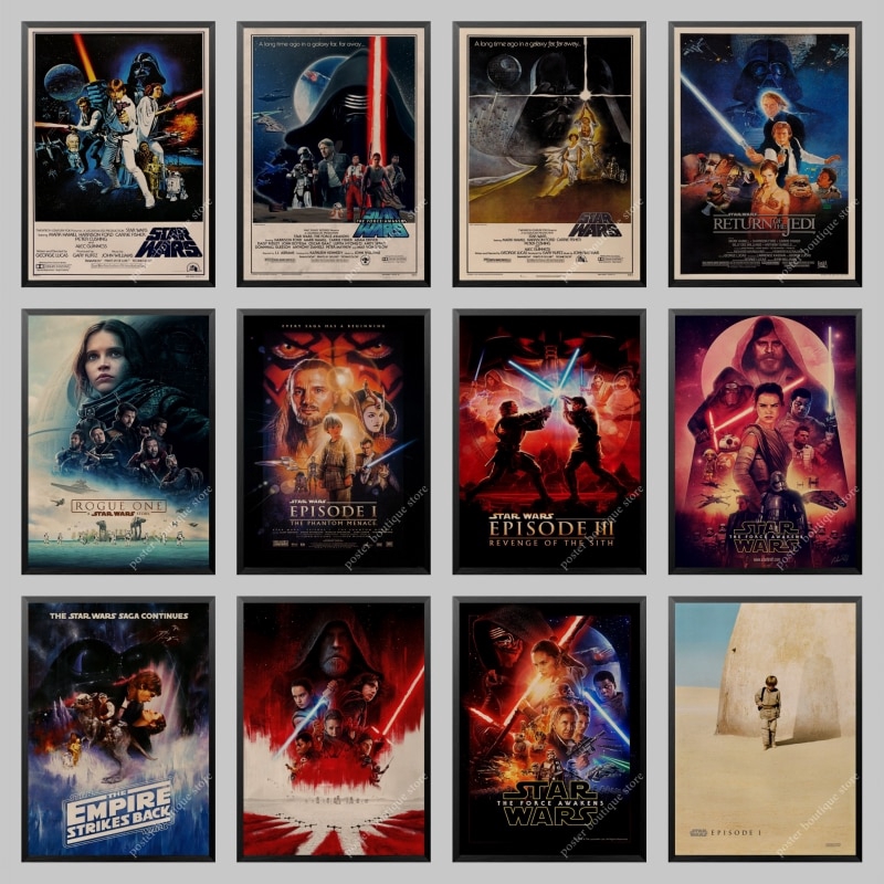 Star War Posters High Definition Home Decoration Living Room Bedroom ...