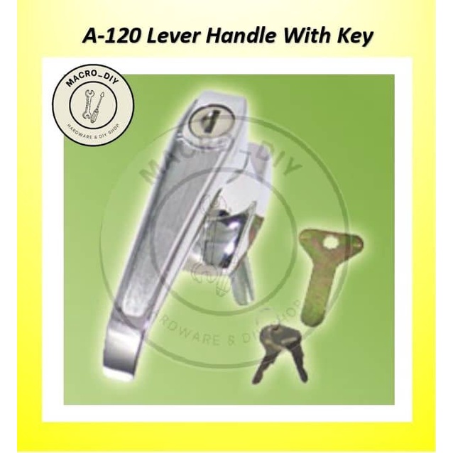A-120 B-120 Lever Handle Lock Panel Handle Lock Switchboard Industries ...