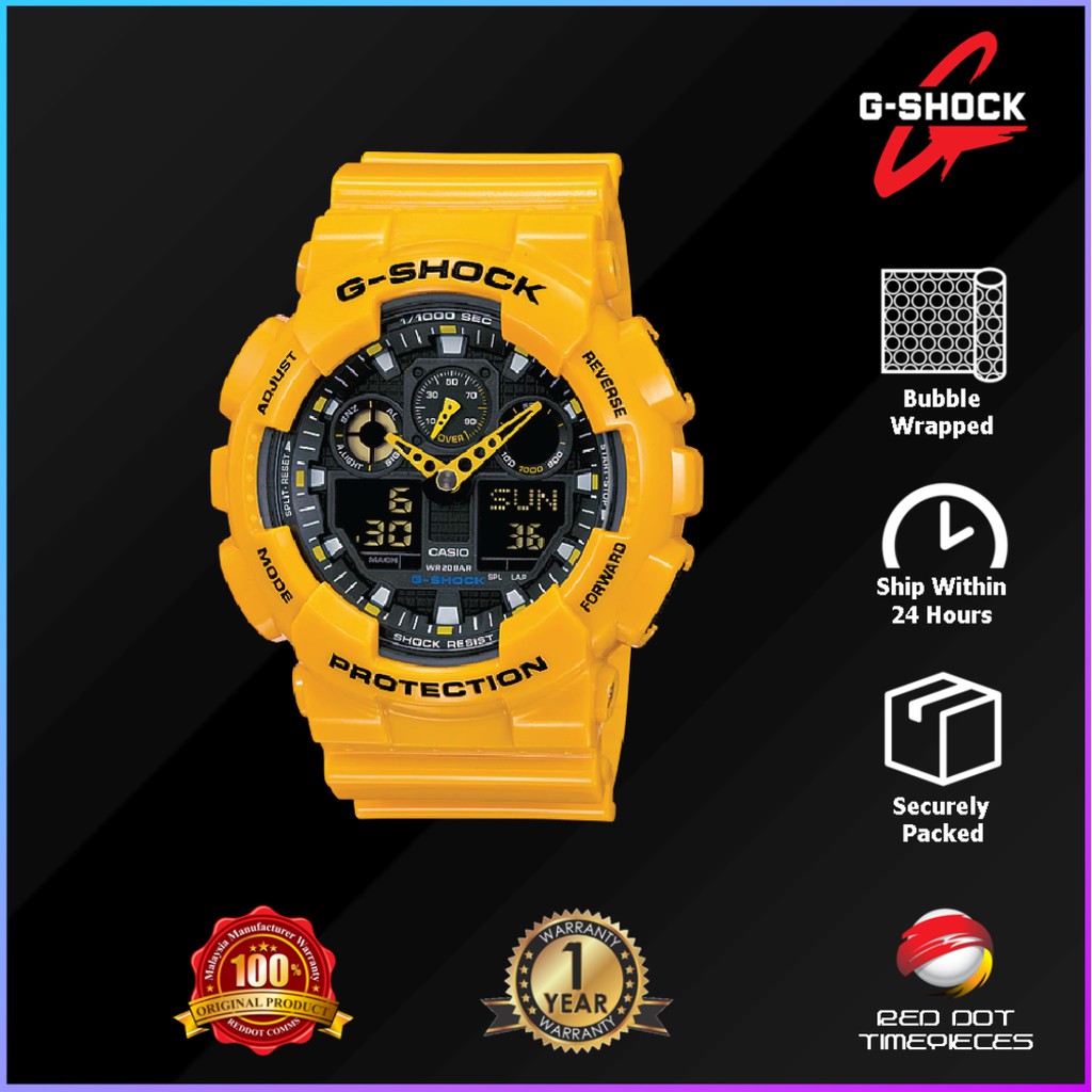 Casio G-SHOCK GA-100A-9ADR / GA-100MMC-1ADR /GA-100 / GA-100A /GA 100 ...