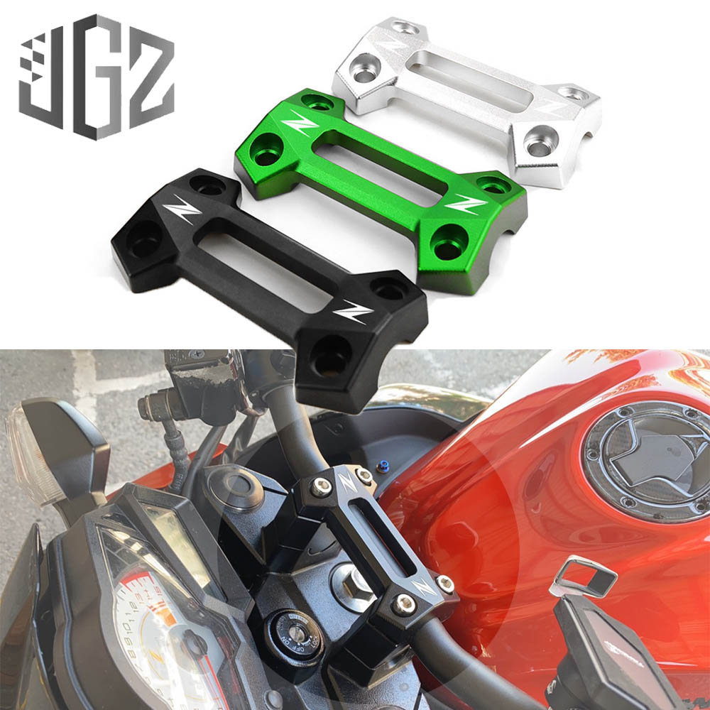 for Kawasaki Z250 Z300 Z800 Motorcycle CNC Aluminum Handlebar Riser Top ...