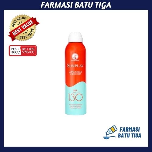 SUNPLAY ULTRA SHIELD UV BODY MIST SPF 130 165ML (EXP DATE:07/2025 ...