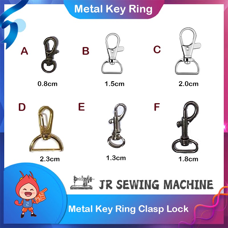 Metal Key Ring Clasp / Clasp Hooks Clip Buckle Key Ring Keychain Metal ...