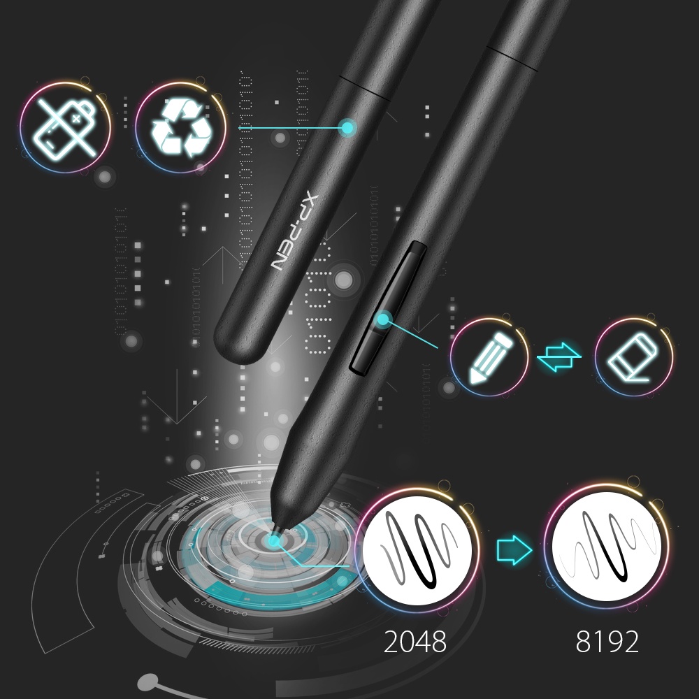 XPPen Star G430S OSU Drawing Tablet Digital Graphic Pen Tablet With ...