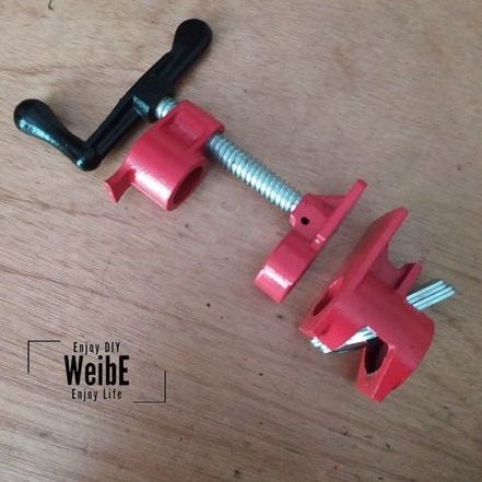 KAYU Pipe clamp 1/2 inch Dutch Teak Wood clamp | Shopee Malaysia