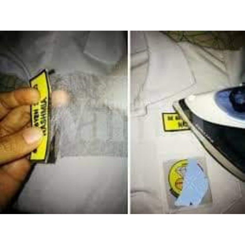 PELEKAT KAIN/NAMETAG/LENCANA | Shopee Malaysia