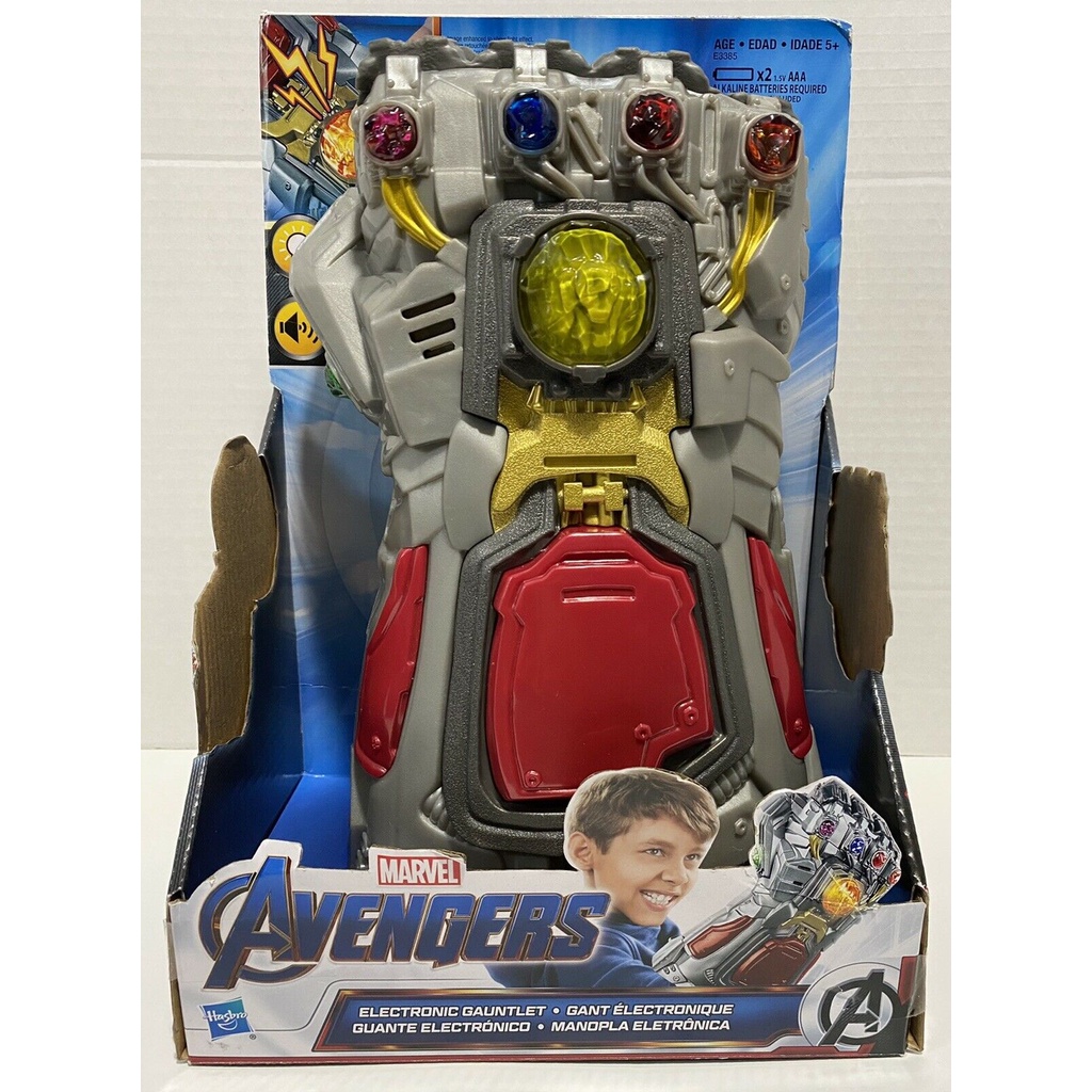 Marvel Avengers Endgame Electronic Power Gauntlet Glove Fist Lights ...