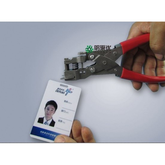 3*13mm PVC Card Slot Punch Flat Hole Punch Perfect for ID Badge Card ...