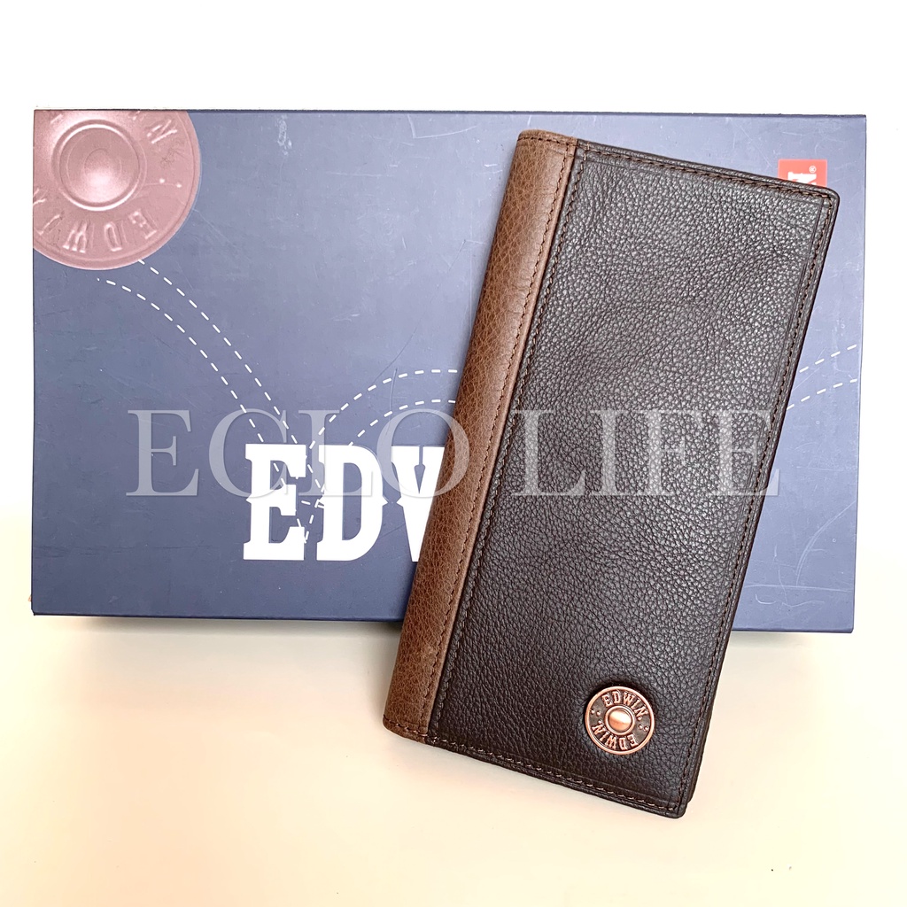 Edwin Long Wallet Genuine Leather 100% Original [30824 I 30844 ...