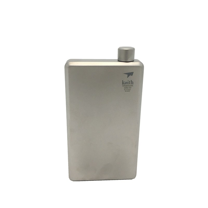 Pure Titanium Hip Flask Flagon Portable Wine Whisky Pot Drinkware ...