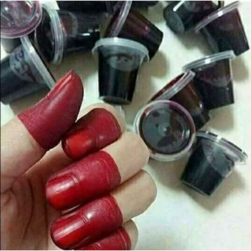 (READY STOCK)💥 INAI CELUP VIRAL MERAH MENYALA💅🩸🥰 | Shopee Malaysia