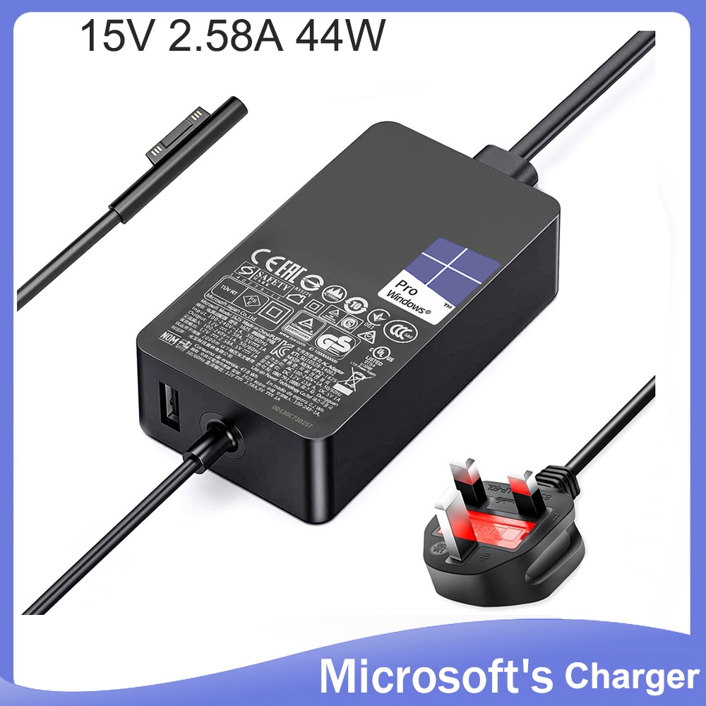 Pengecas Charger Power Supply Adapter for Microsoft Surface Pro 8 9 X 7 ...