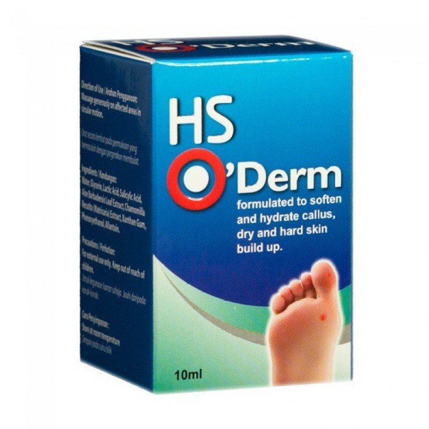 HS O’Derm PLUS Corns & Calluses Removal Liquid 10ml (new look) | Shopee ...