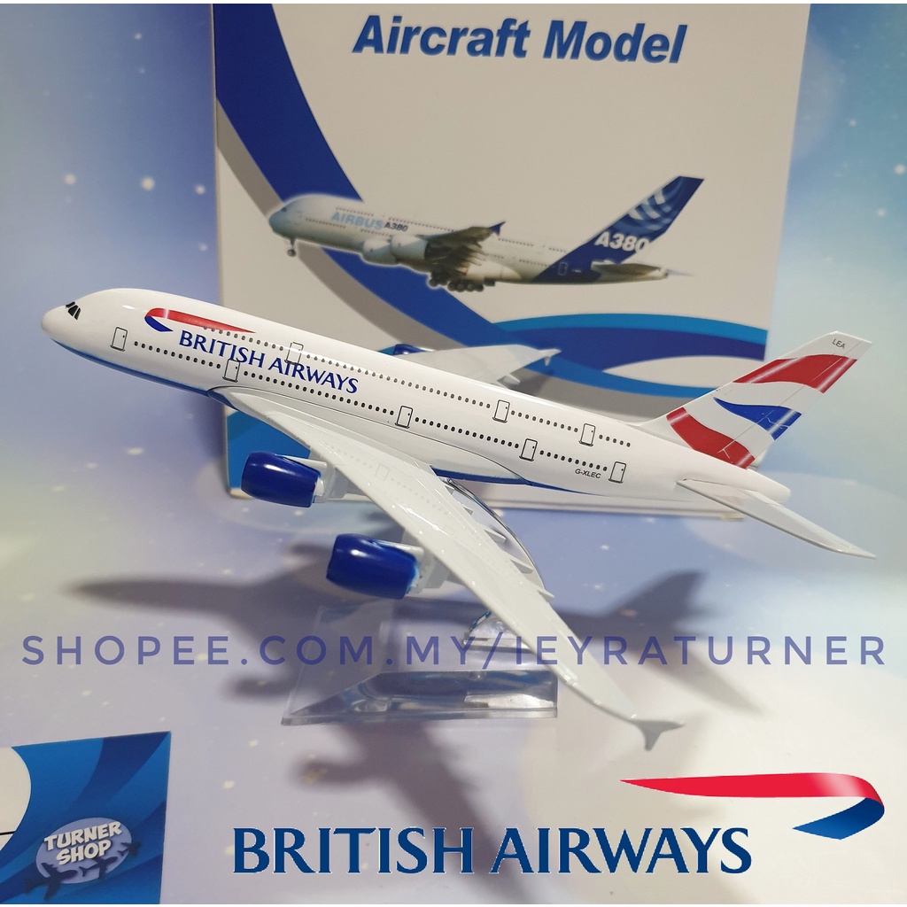 British Airways A380 Aircraft Model 20CM Die-cast Metal Airplane ...