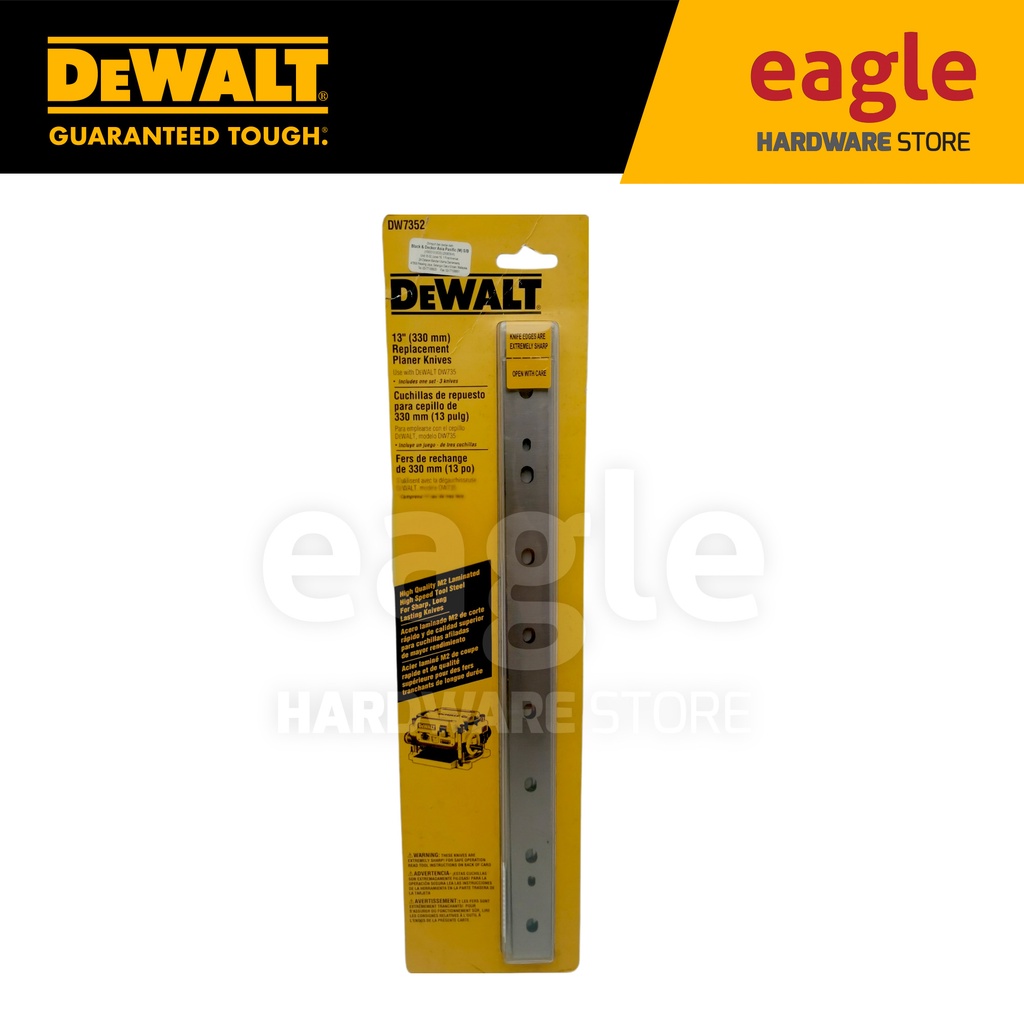 Dewalt DW7352 13 330mm Planer Blade 3pcs pack DW735 Shopee Malaysia