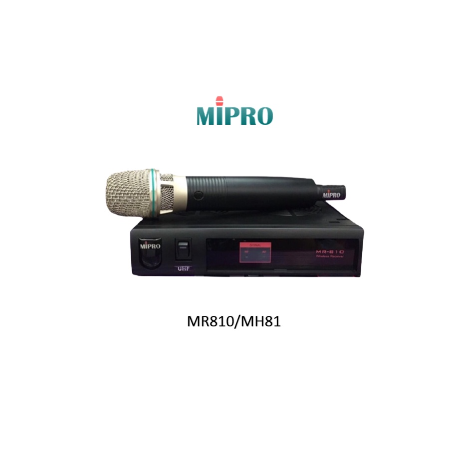 Mipro MR-810 / MH-81 UHF Single Professional Wireless Microphone ...