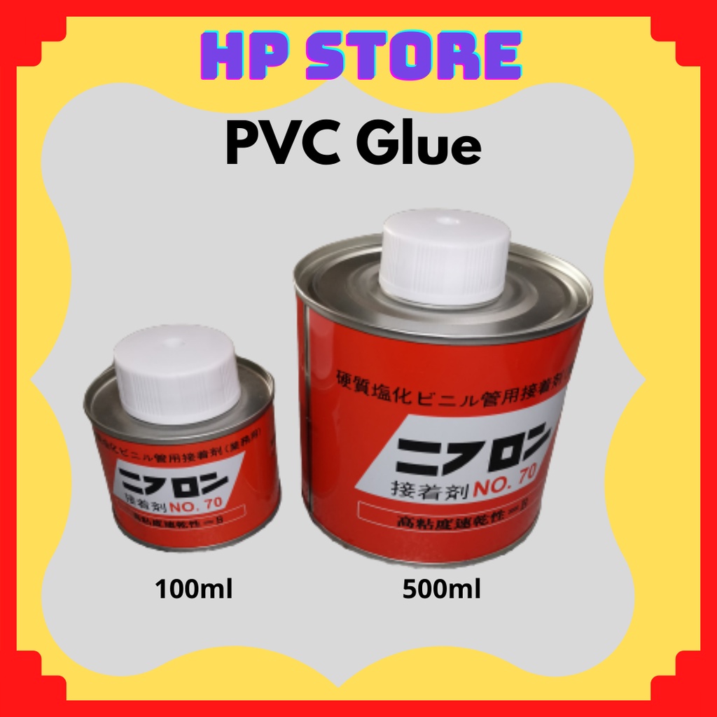 Japan PVC Pipe Glue Solvent Cement Gum 100G 500G Gam PVC OREN | Shopee ...