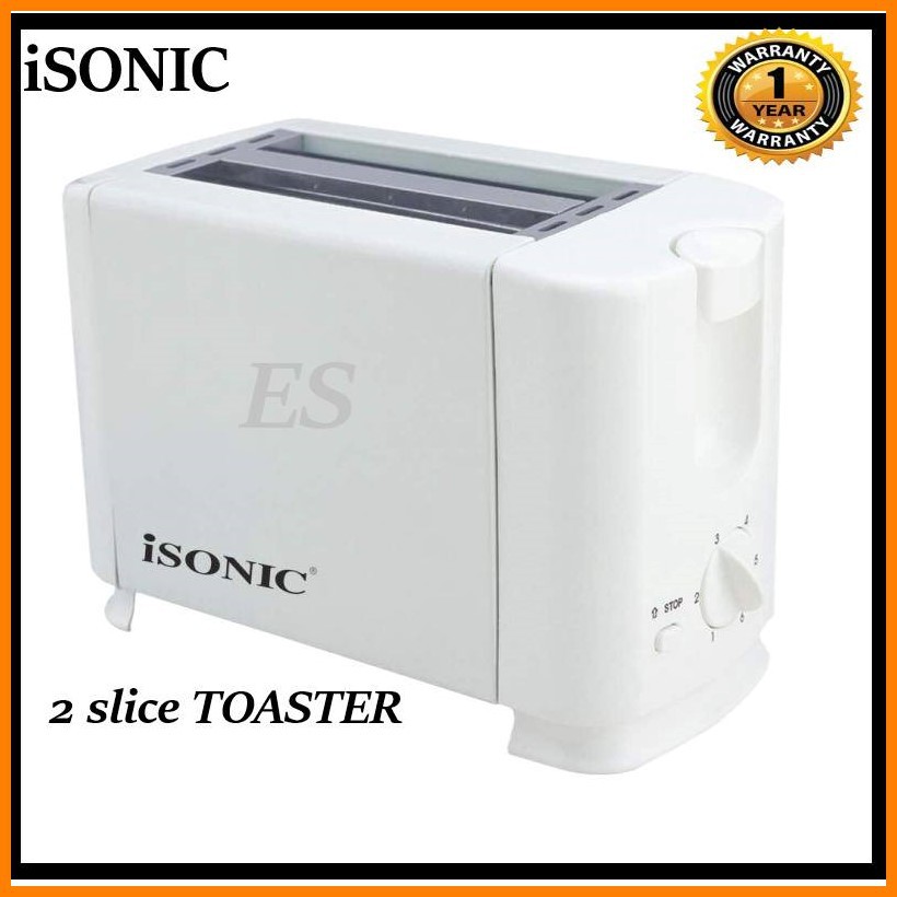 iSONIC 2 SLICE TOASTER IT-801 IT801 ROTI PEMBAKAR (SALES) | Shopee Malaysia