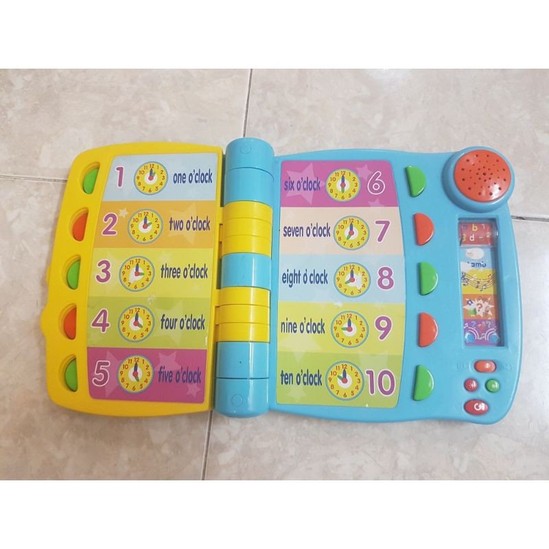 Preloved Little Tikes Talking Activity Book with Alphabets Number Sound ...
